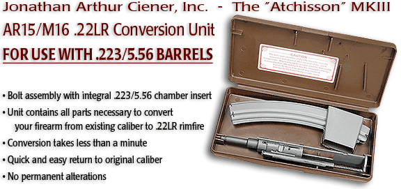 Model 1 Sales: Ciener .22LR Conversion Unit