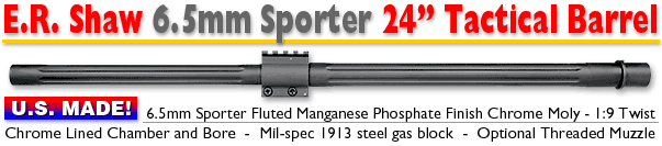Model 1 Sales: 6.5 Sporter 24-inch Tactical Barrel