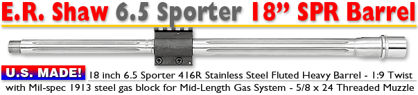 Model 1 Sales: 18-inch 6.5 Sporter SPR Barrel