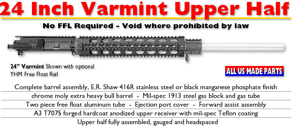 Model 1 Sales: 24-inch 5.56 NATO Varmint Upper